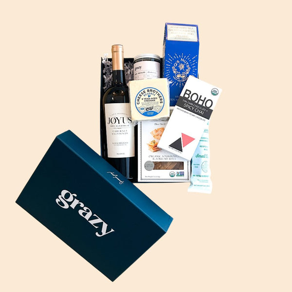 Grazy Artisan Foodie Cheese Board Gift Box