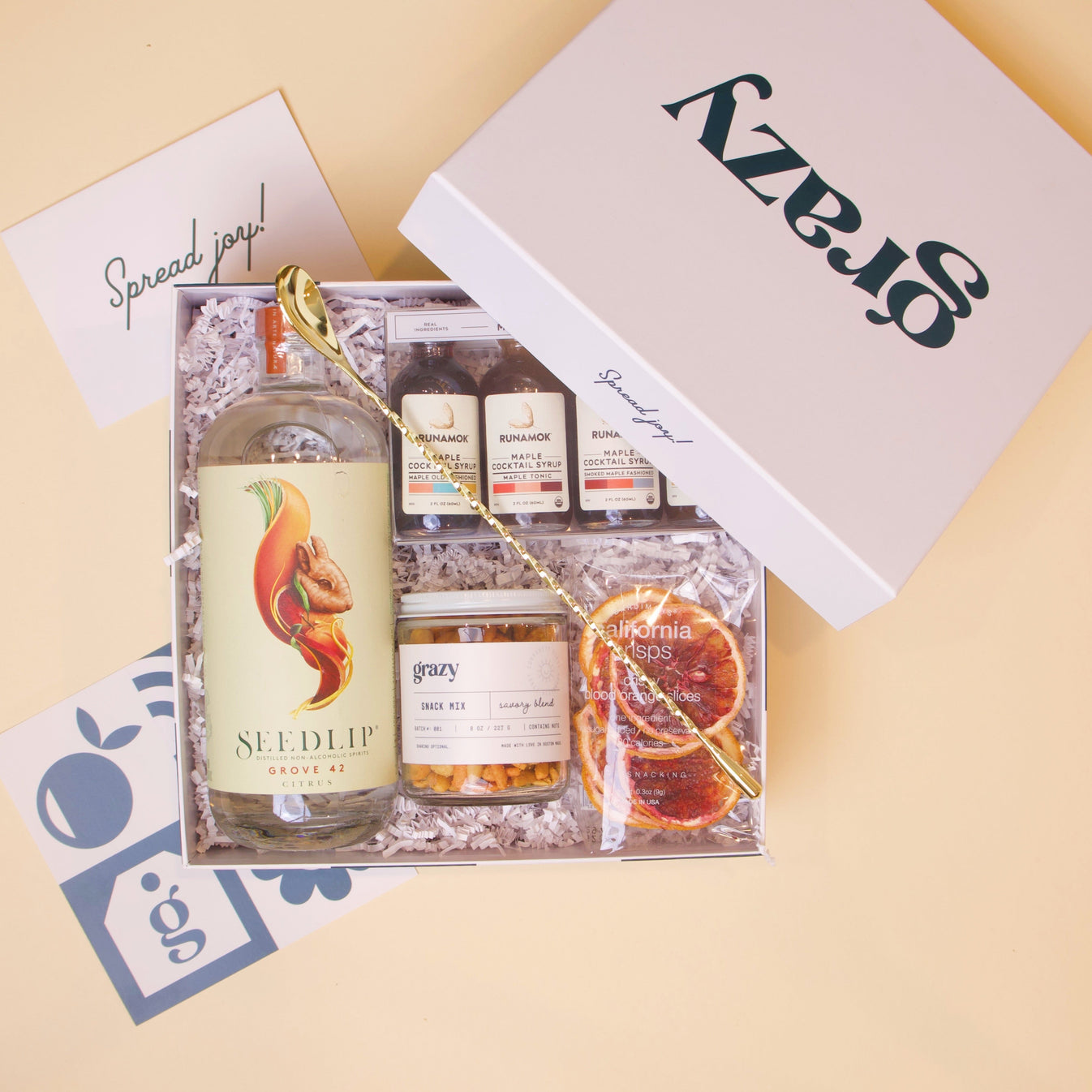 Small Batch Mocktails Non Alcoholic Spirits Gift Box – Grazy